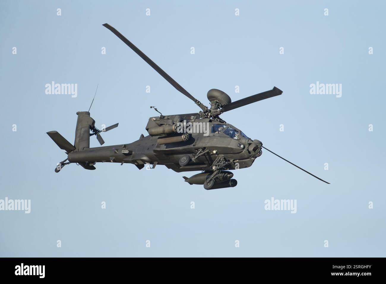 Agusta Westland AH-64 Apache helicopter aircraft in British Army air ...
