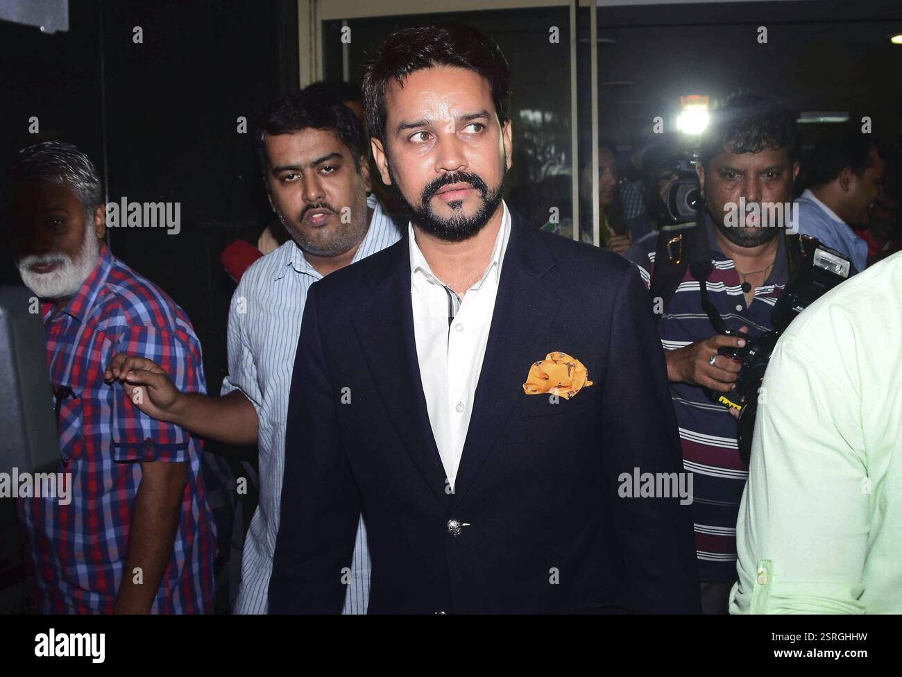 Board of Control for Cricket in India President Anurag Thakur attending ...