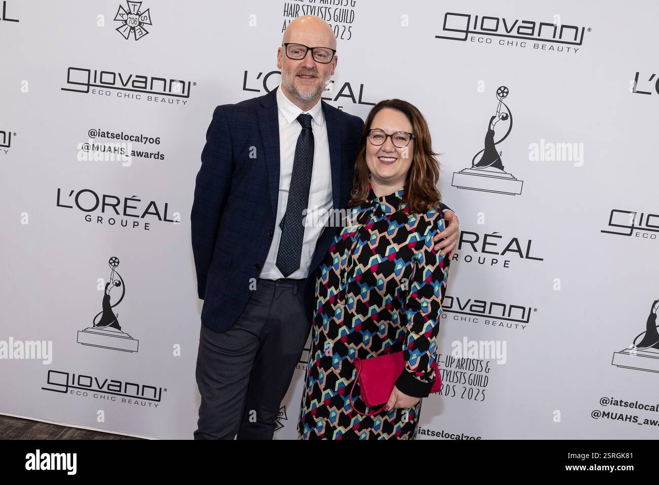 Los Angeles, USA. 15th Feb, 2025. Barrie Gower and Sarah Gower attend ...