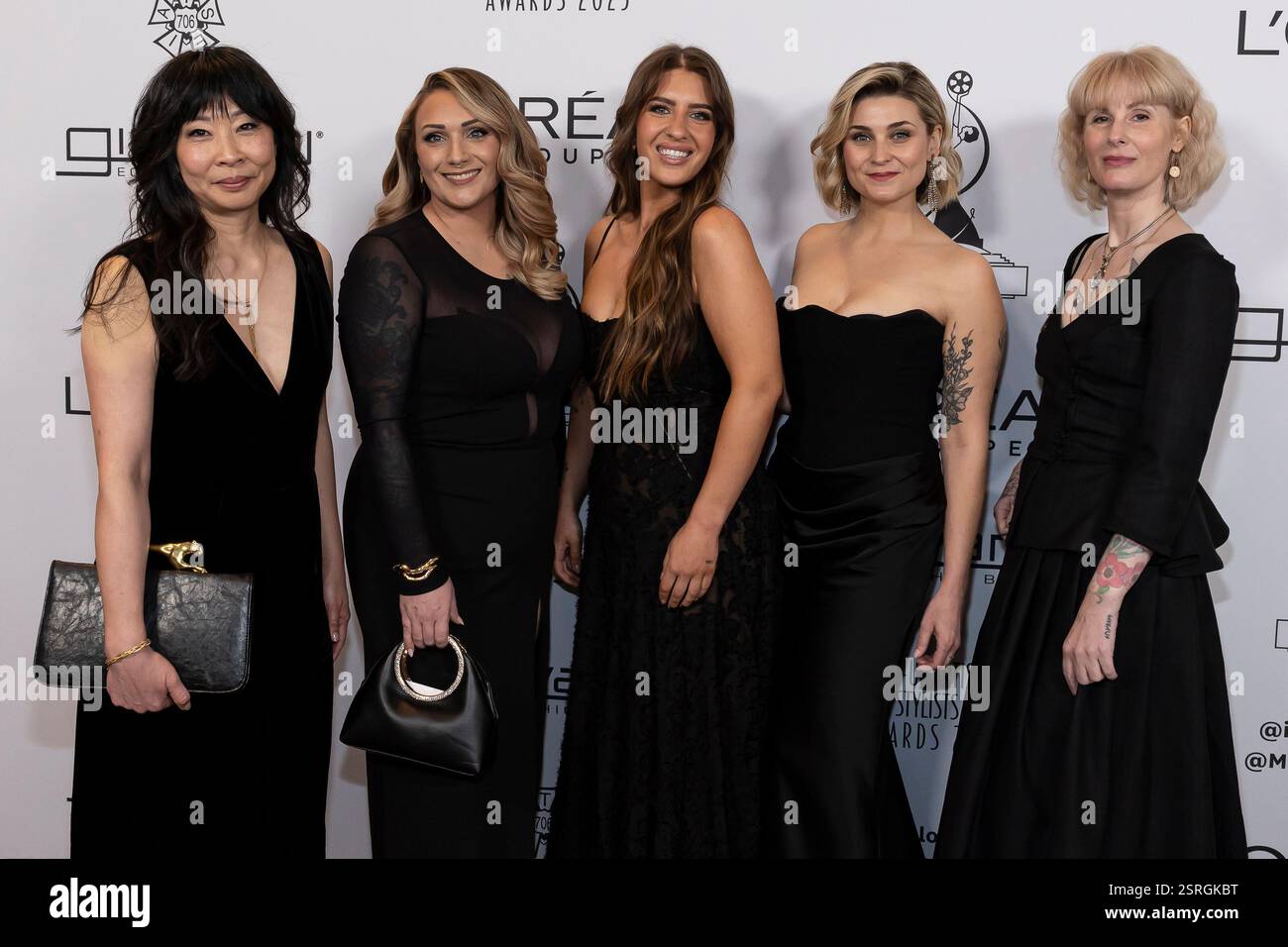Los Angeles, USA. 15th Feb, 2025. Jeannie Chow, Jessica Glyn-Jones ...