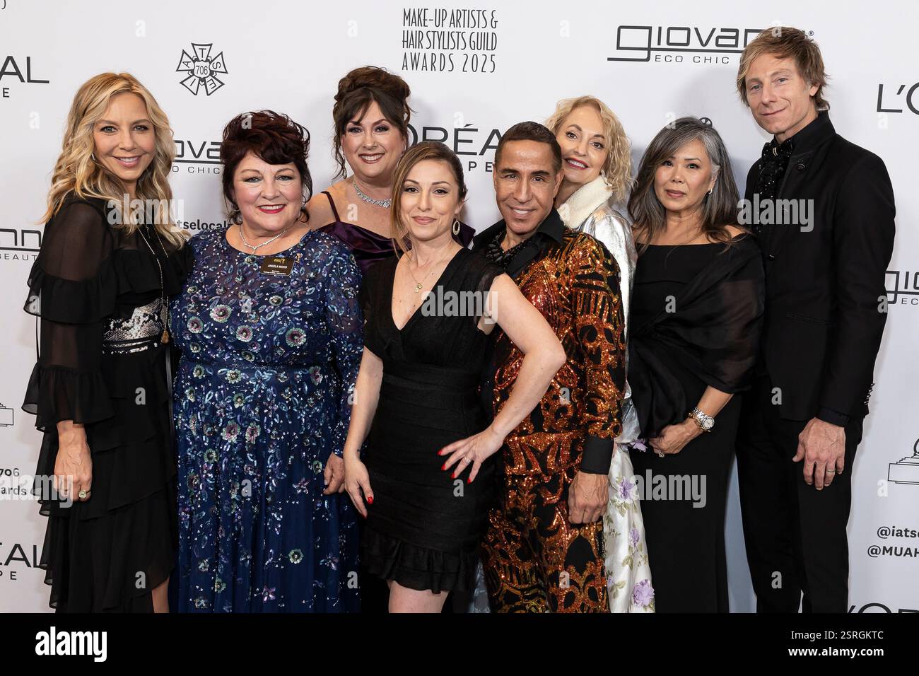 Los Angeles, USA. 15th Feb, 2025. Angela Moos, Alison Gladieux, Julie ...
