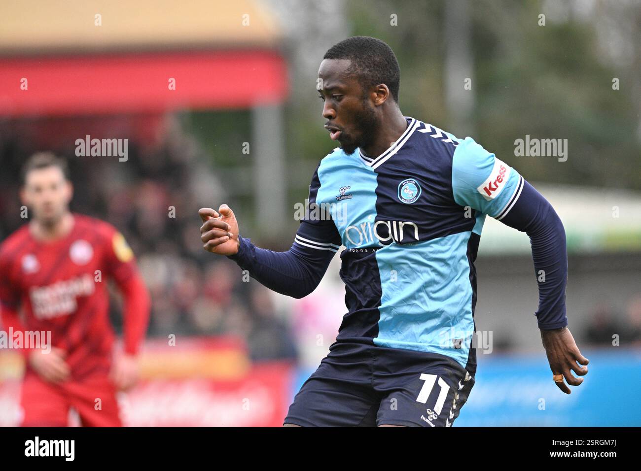 Daniel Udoh of Wycombe during the Sky Bet EFL League One match between ...