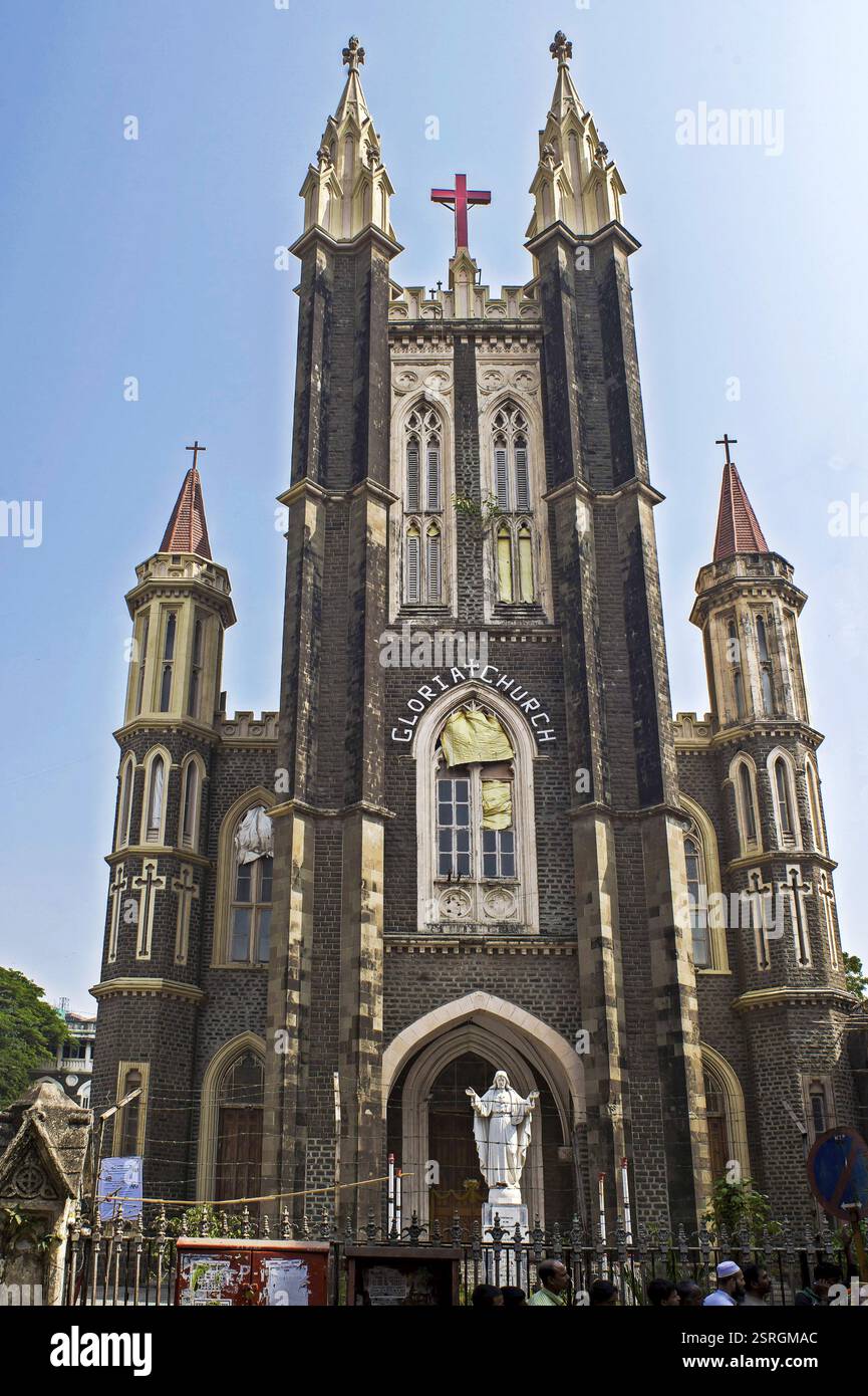 Gloria church, byculla, Mumbai, Maharashtra, India, Asia Stock Photo ...