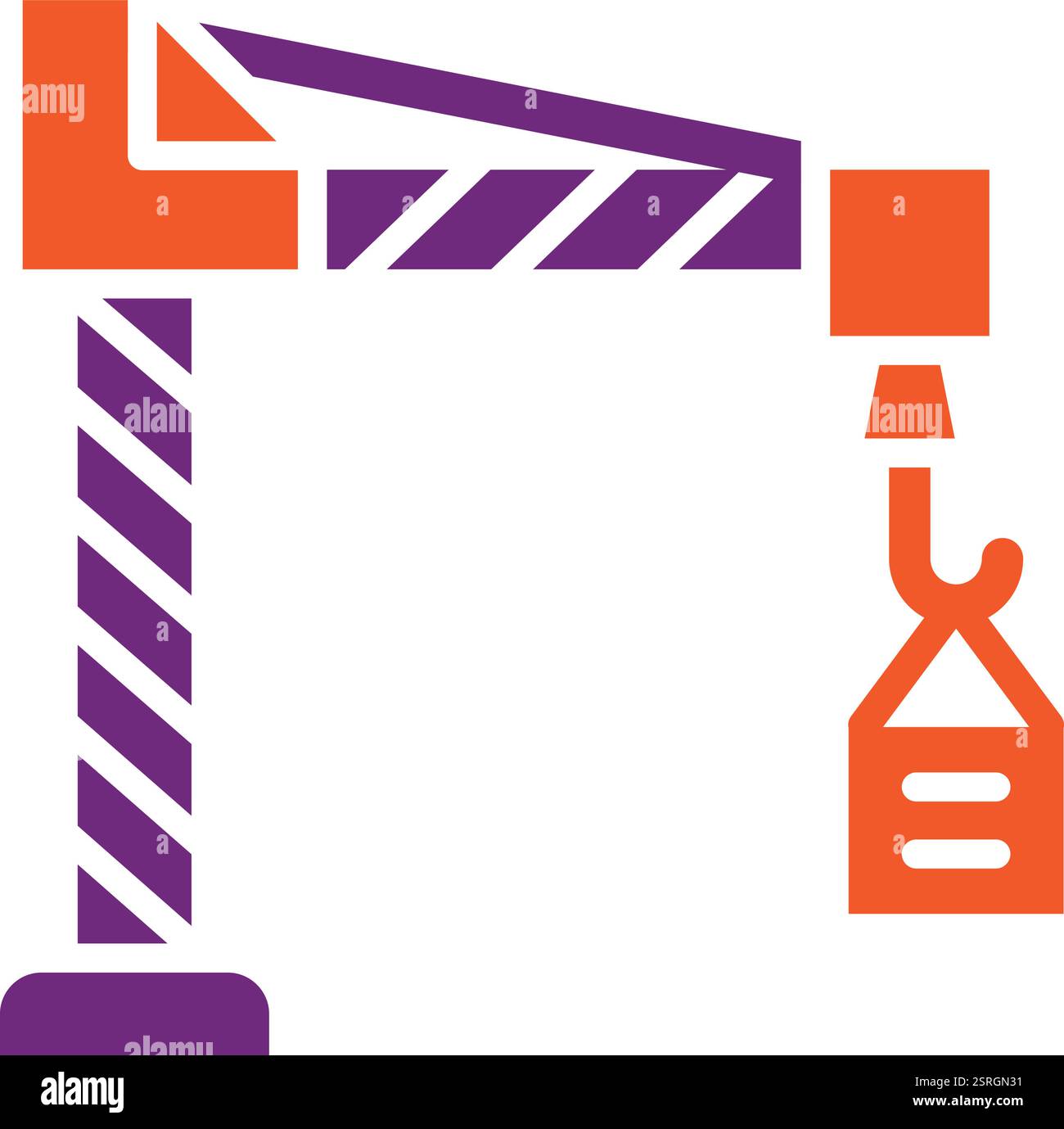 Crane vector icon design hi-res stock photography and images - Alamy