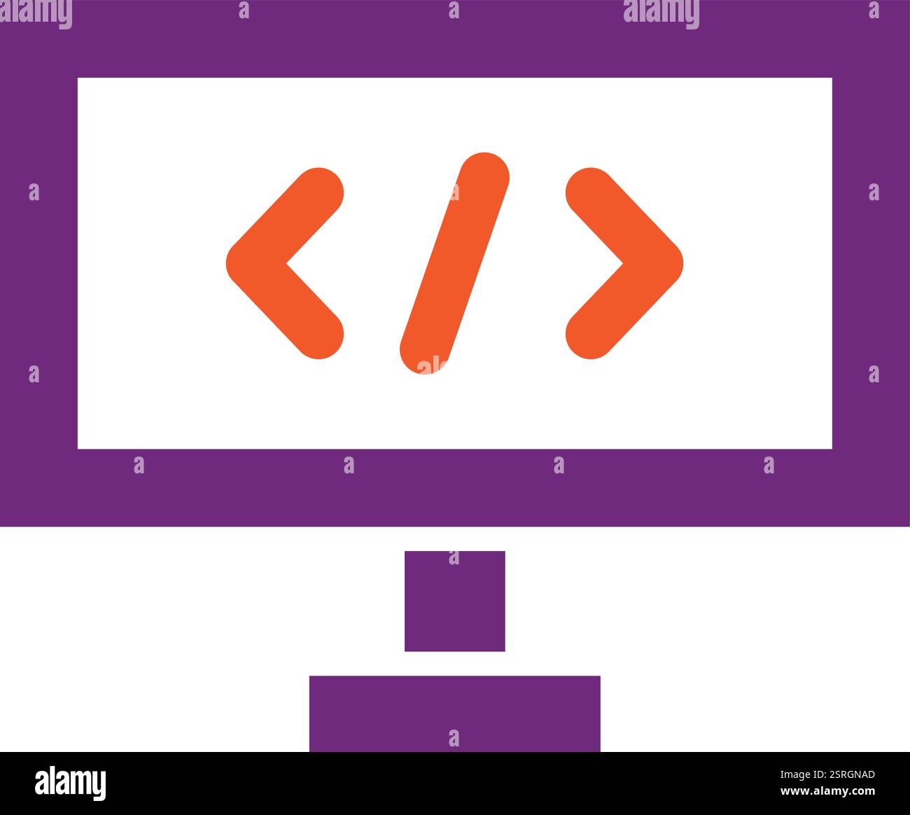 Hacked Vector Icon Design Illustration Stock Vector Image & Art - Alamy