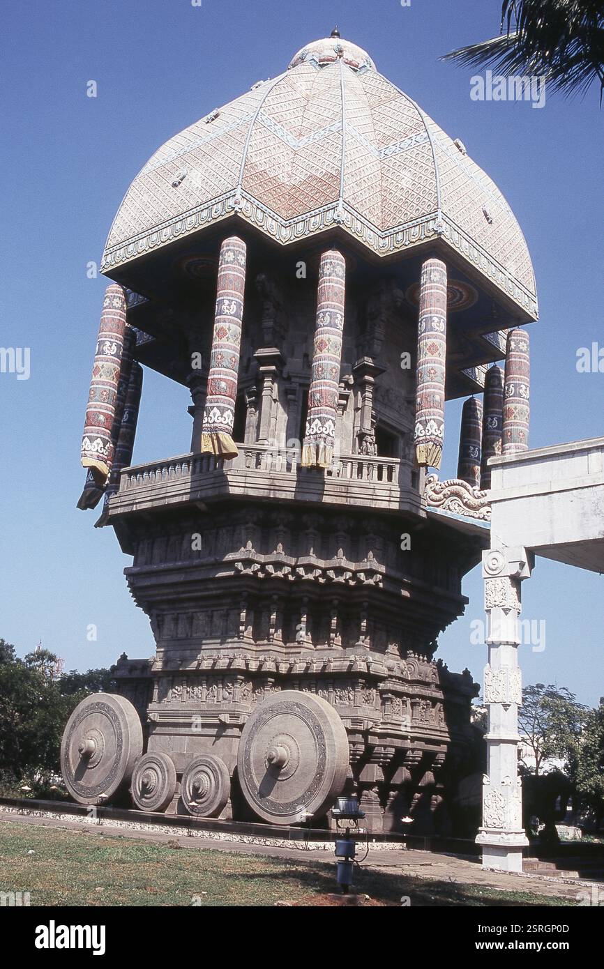 View of Valluvar Kottam chariot, Chennai, Tamil Nadu, India, Asia Stock ...