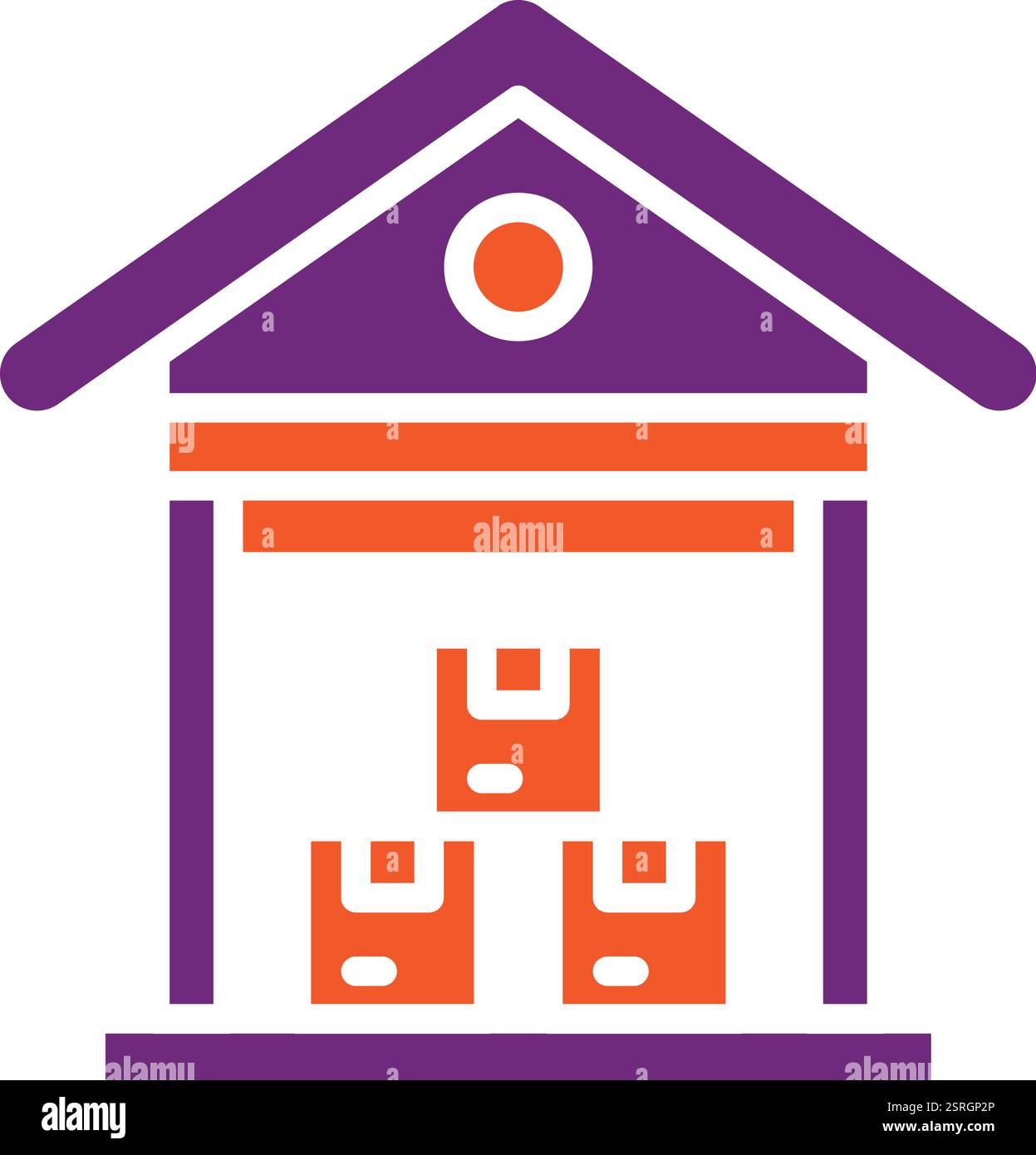 Warehouses vector Cut Out Stock Images & Pictures - Alamy