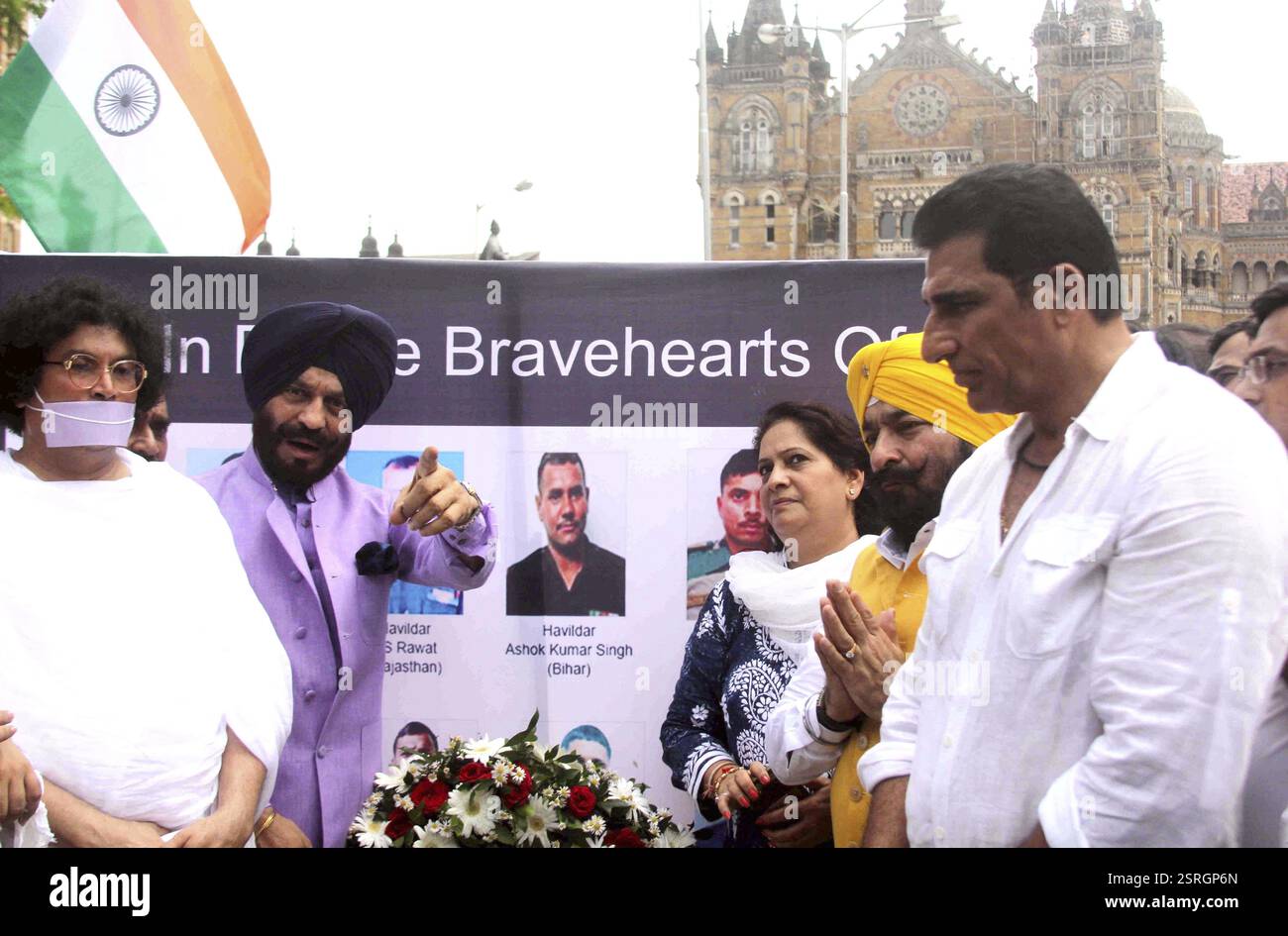 Acharya Dr Lokesh Muni Ji M S Bitta All India Ant Terrorist Front actor ...