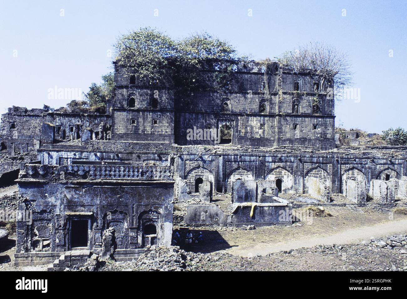 Ruins of Janjira fort at Murud, Janjira, Maharashtra, India, Asia Stock ...