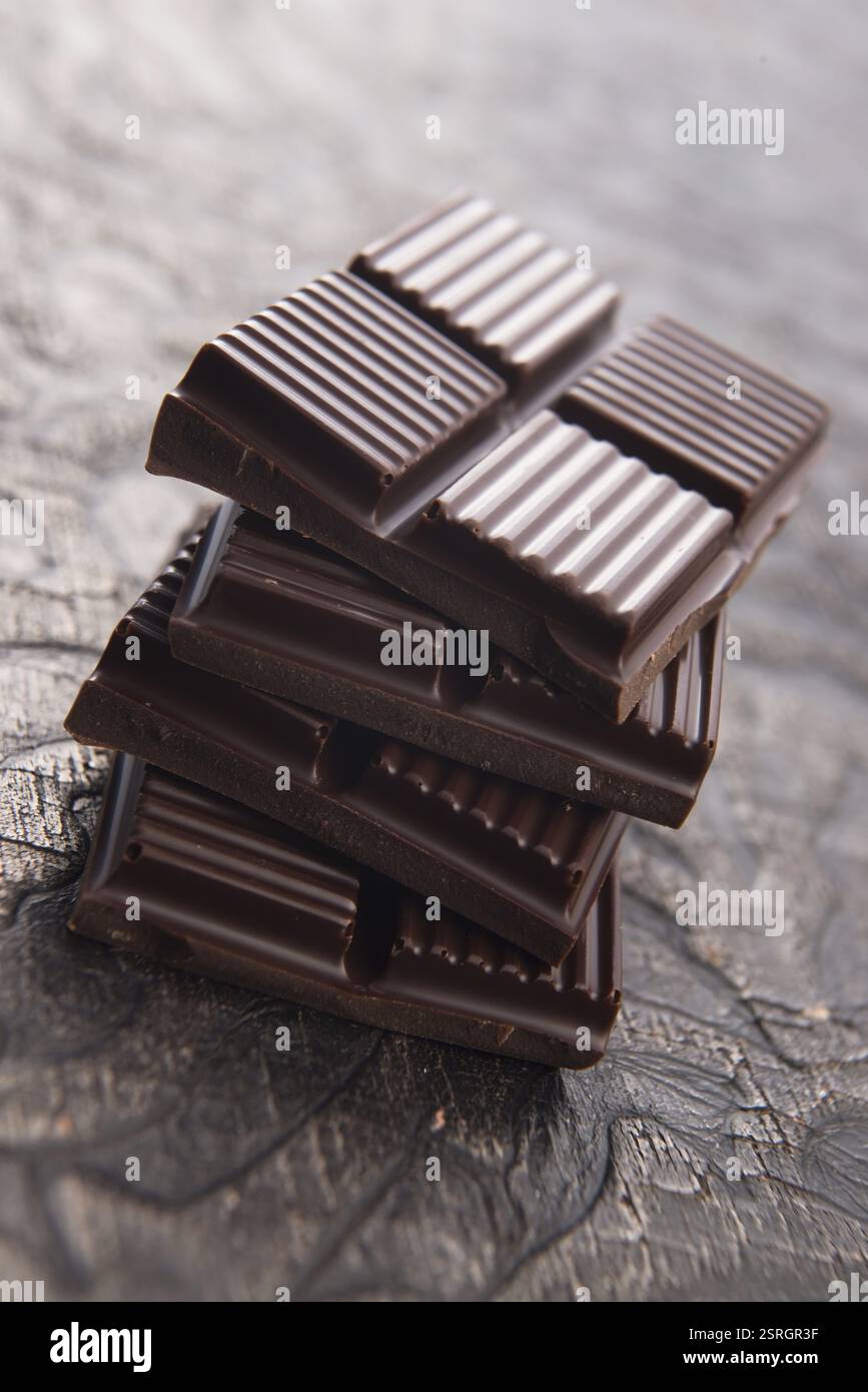 Chopped chocolate, poland Stock Photo - Alamy