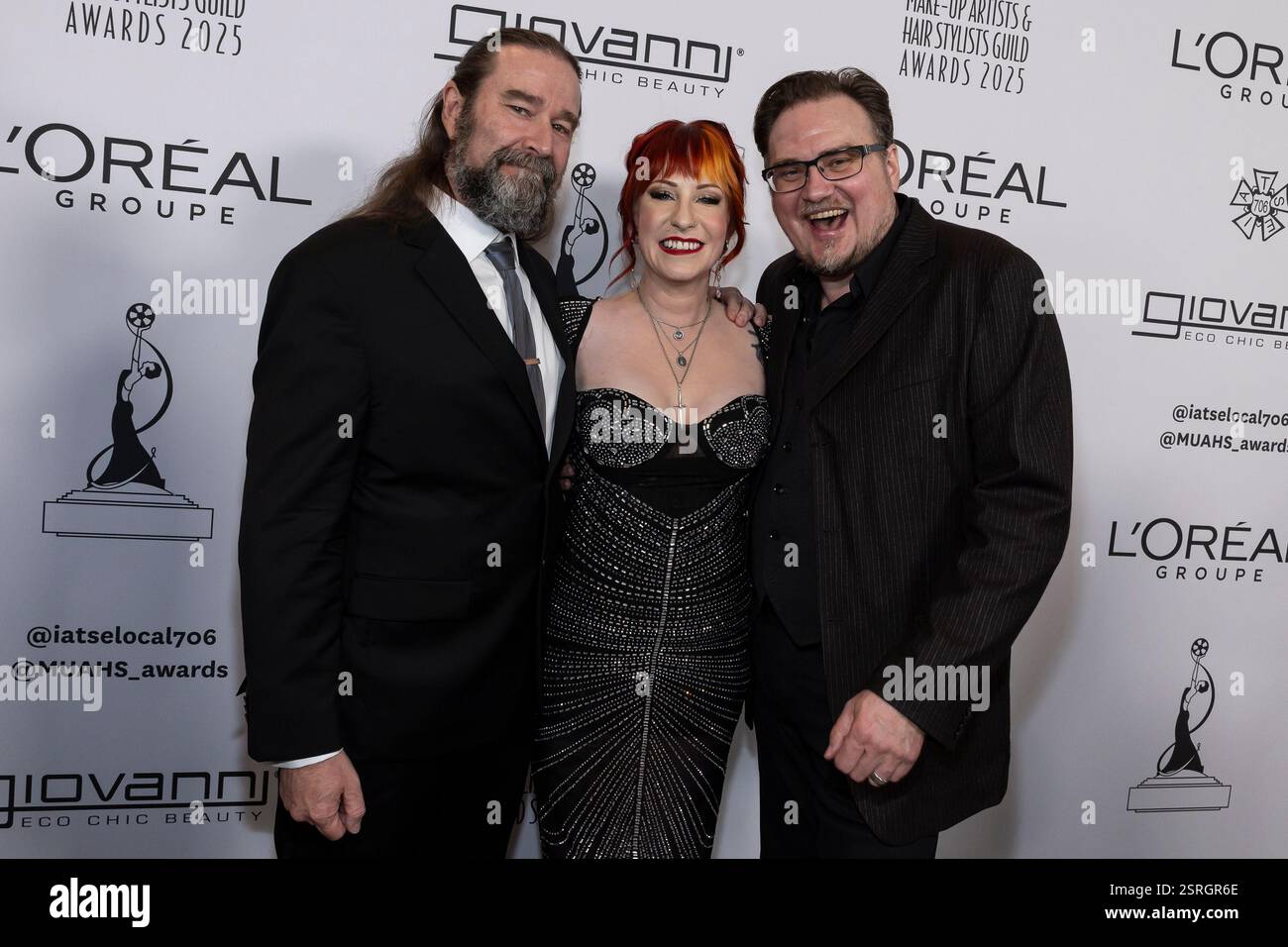 Los Angeles, USA. 15th Feb, 2025. Michael McCarty, Chloe Sent and Jason ...