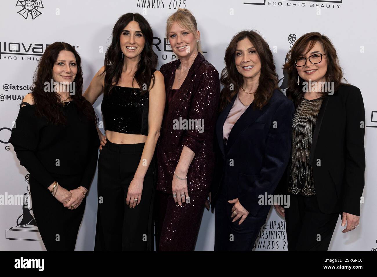 Los Angeles, USA. 15th Feb, 2025. Darcy Gilmore, Gina Ghiglieri ...