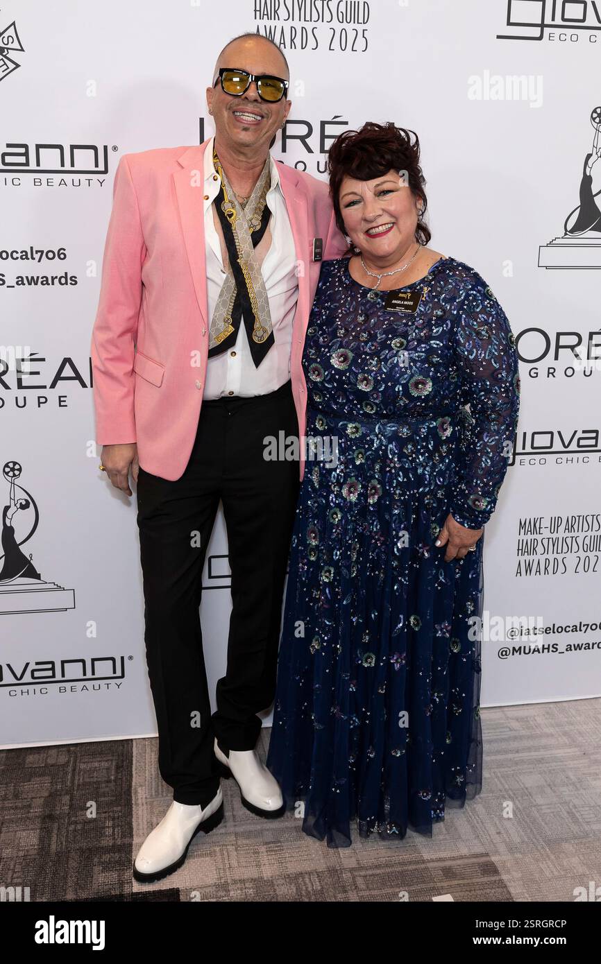 Los Angeles, USA. 15th Feb, 2025. Vito Trotta and Angela Moos attend ...