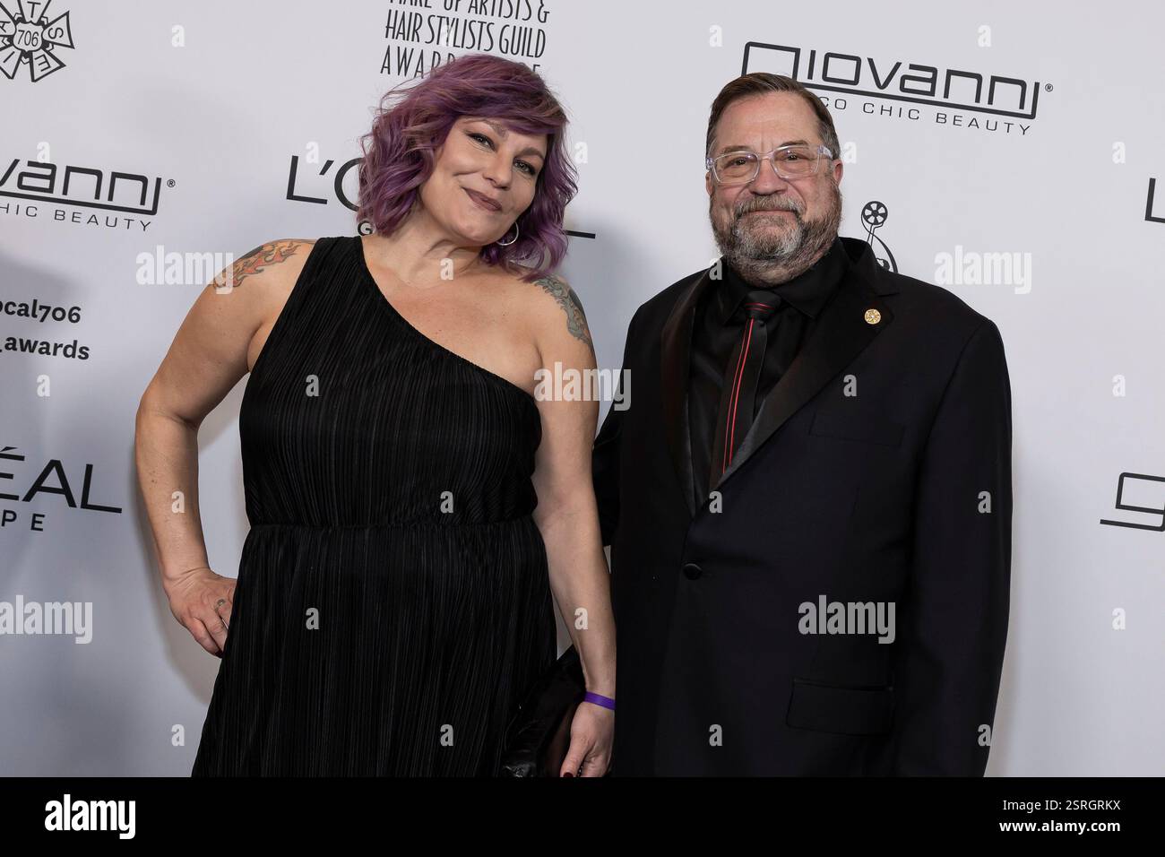 Los Angeles, USA. 15th Feb, 2025. Matthew Loeb and guest attend the ...