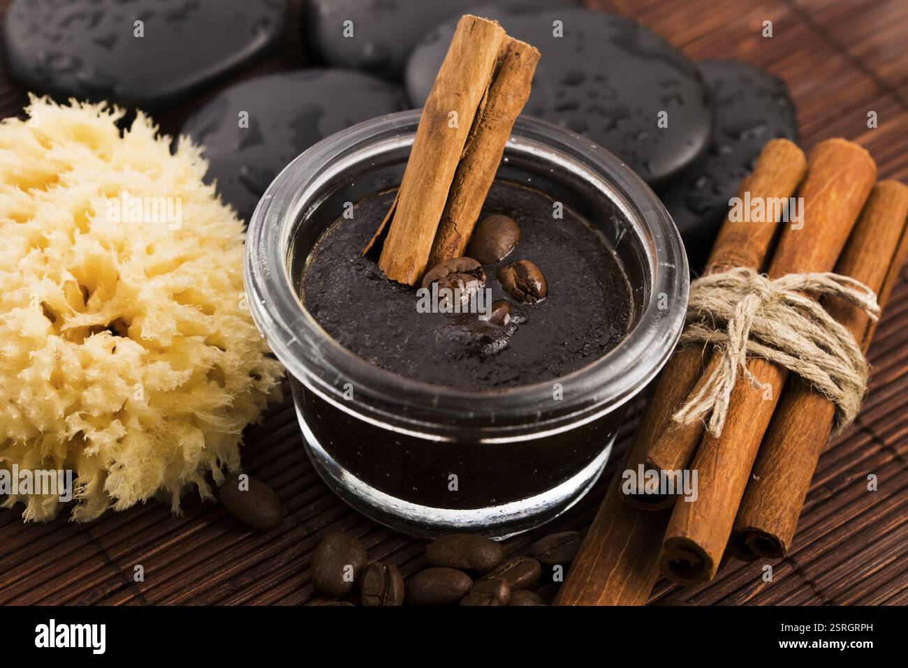 Homemade face and body organic all natural coffee scrub (peeling) with ...