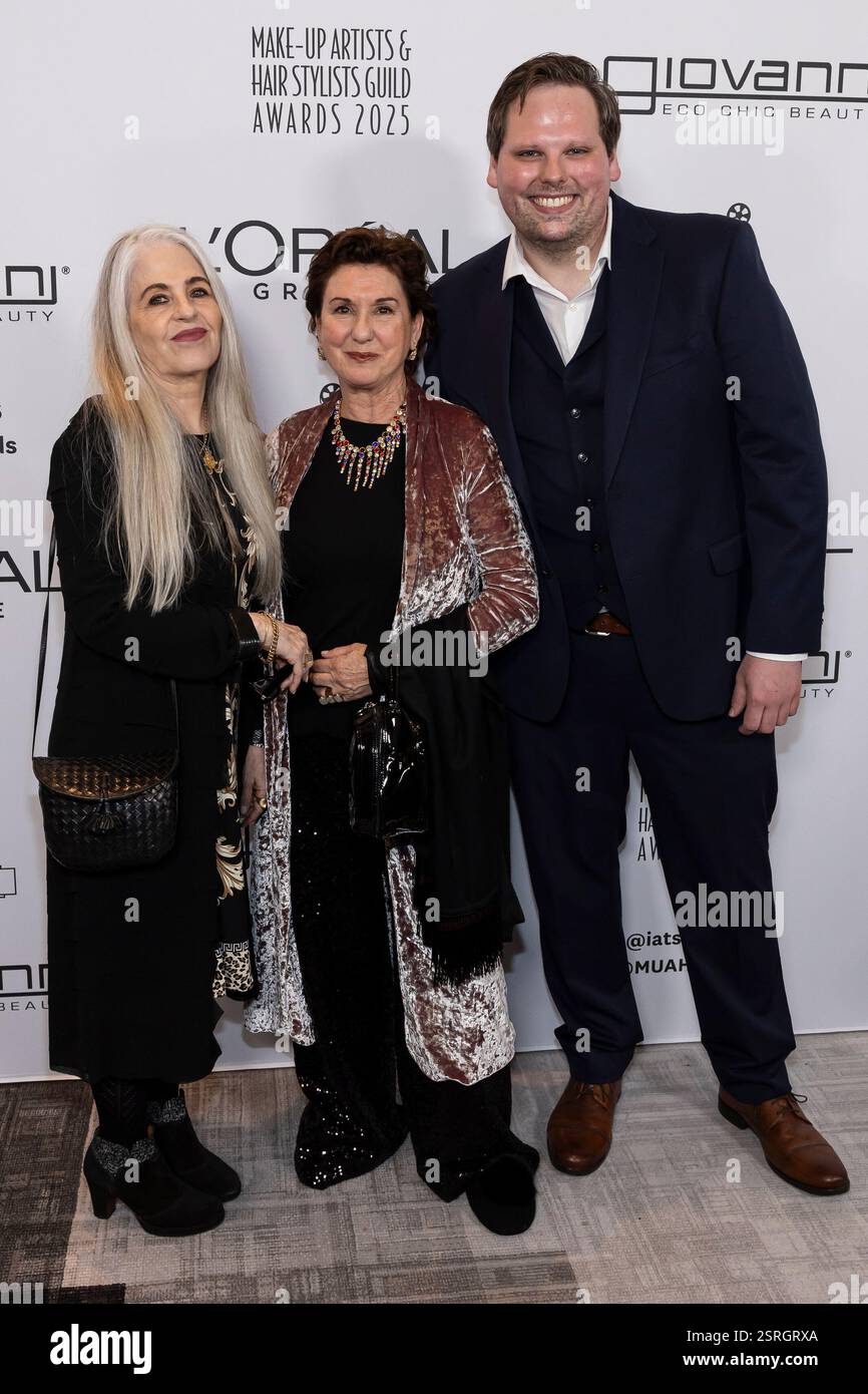 Los Angeles, USA. 15th Feb, 2025. Valli O'Reilly, Kris Evans and Nick ...