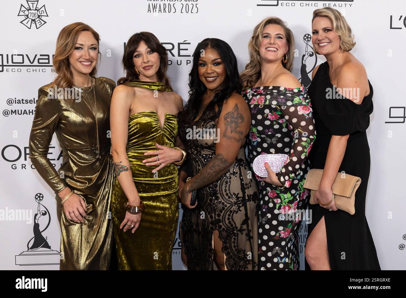 Los Angeles, USA. 15th Feb, 2025. Beth Pilgreen Hannah Baxter, Desha ...