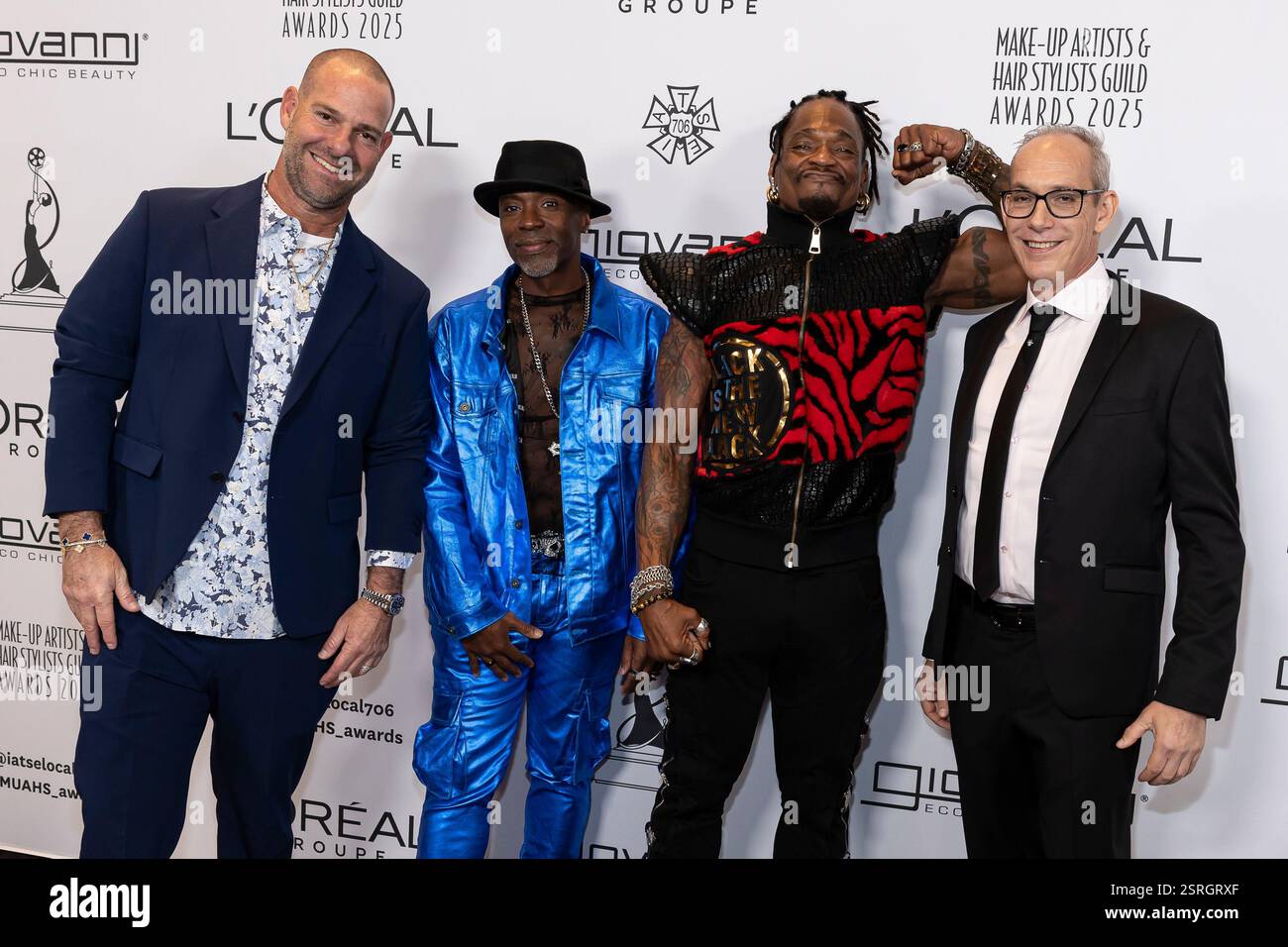 Los Angeles, USA. 15th Feb, 2025. Justin Collins Giovanni, Derrick ...