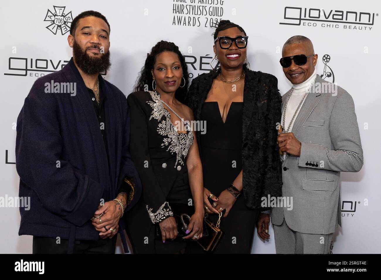 Los Angeles, USA. 15th Feb, 2025. Wayne Jolla Jr., Nagoya Yancey ...