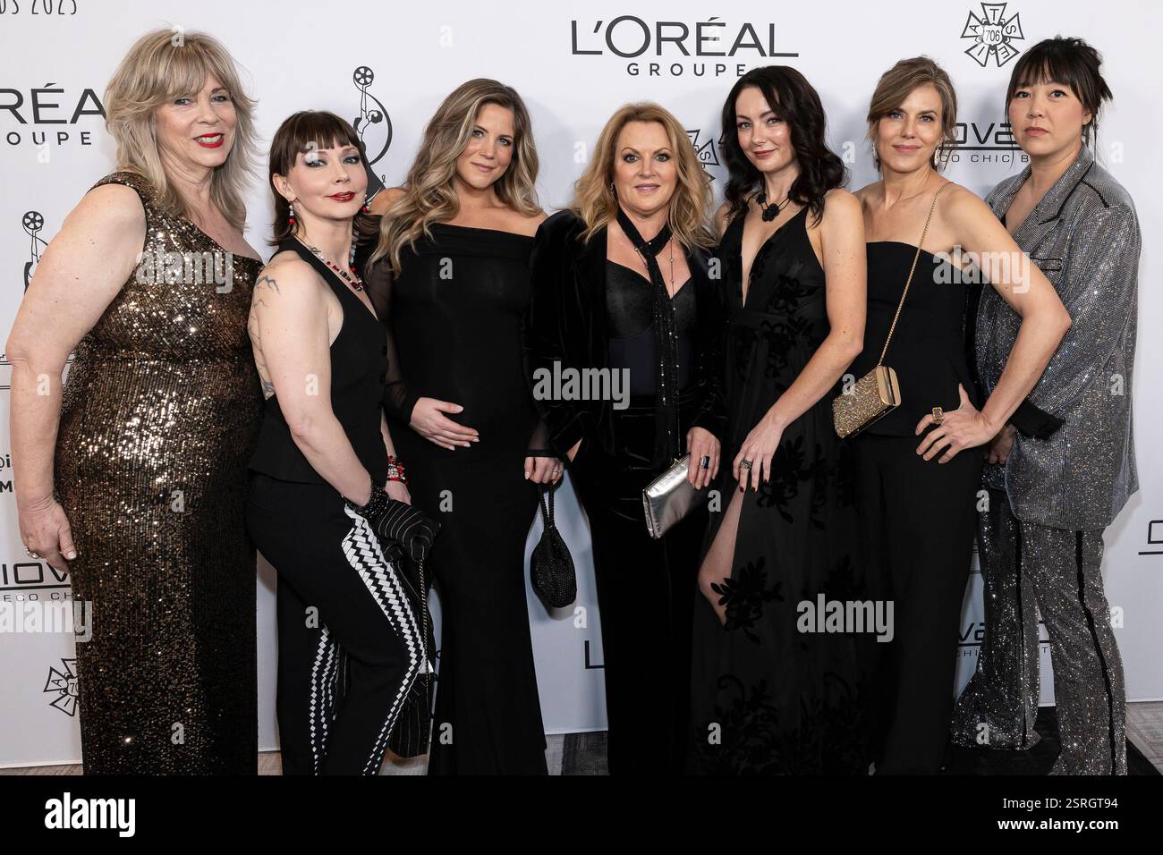 Los Angeles, USA. 15th Feb, 2025. Julie McHaffie, Debbie Lelievre ...