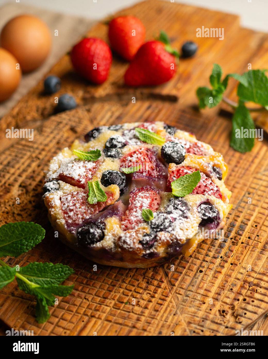 Piece homemade yummy clafoutis pie hi-res stock photography and images ...