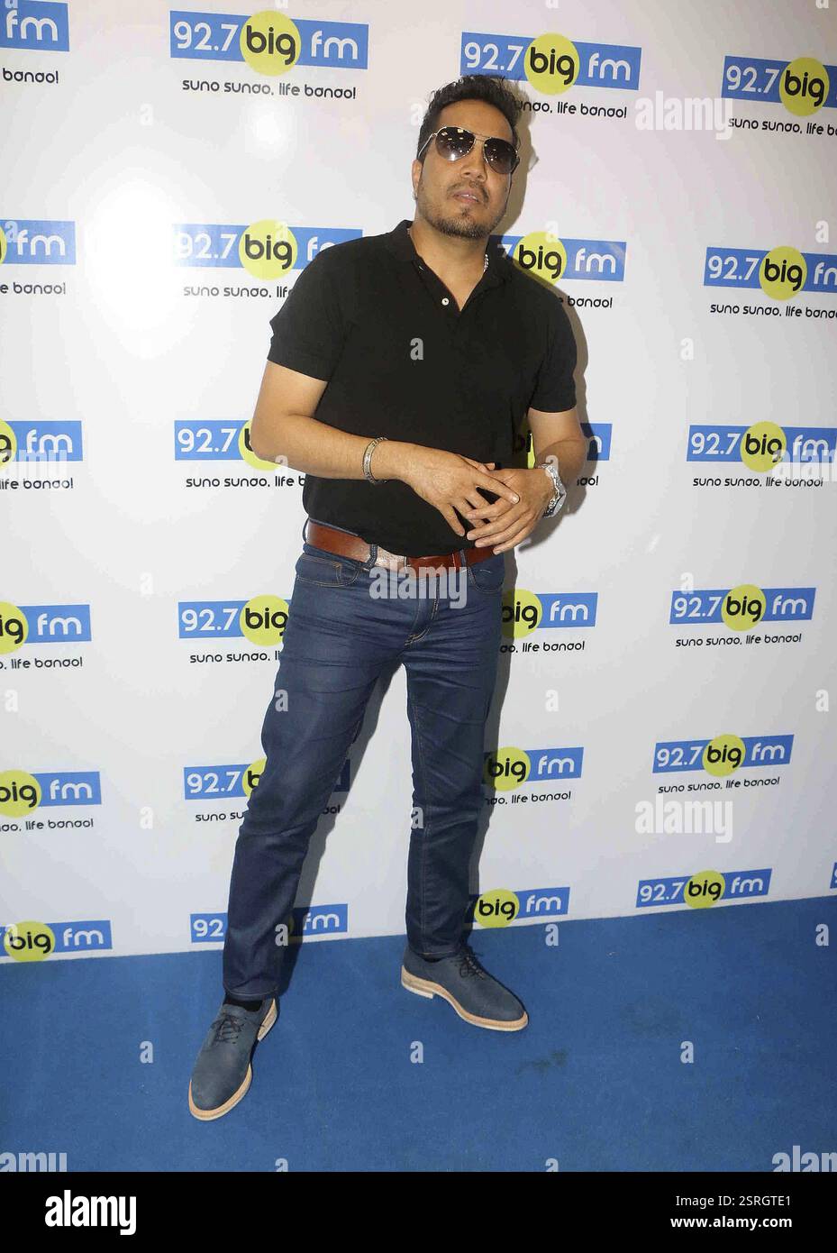 Bollywood singer Mika Singh during a meet and greet session at 92.7 BIG ...