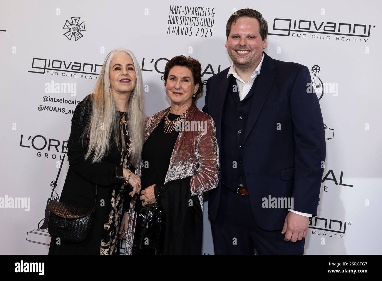 Los Angeles, USA. 15th Feb, 2025. Valli O'Reilly, Kris Evans and Nick ...