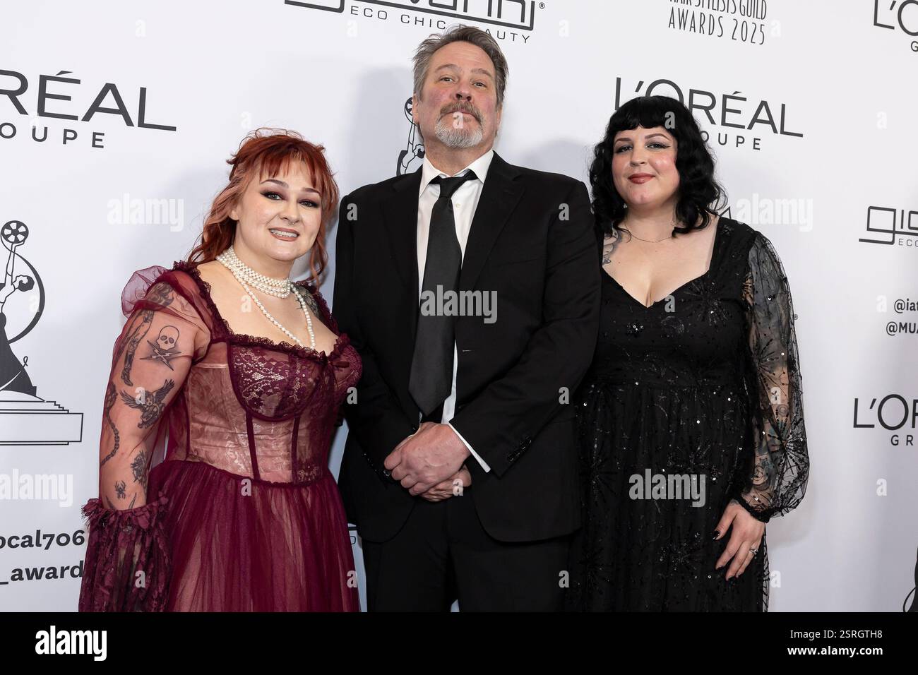 Los Angeles, USA. 15th Feb, 2025. Ally McGillicuddy, Dave Snyder and ...