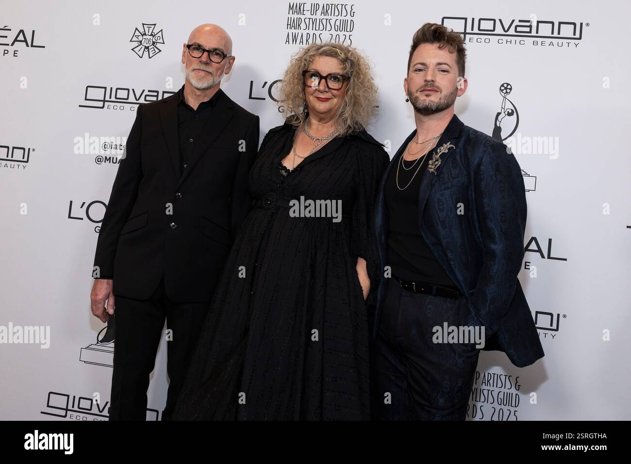 Los Angeles, USA. 15th Feb, 2025. Adam James Phillips, Julia Vernon and ...