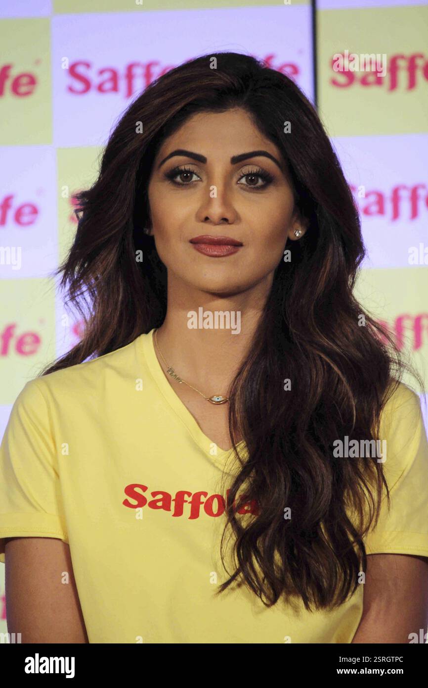 Bollywood actor Shilpa Shetty during the World Heart Day program ...
