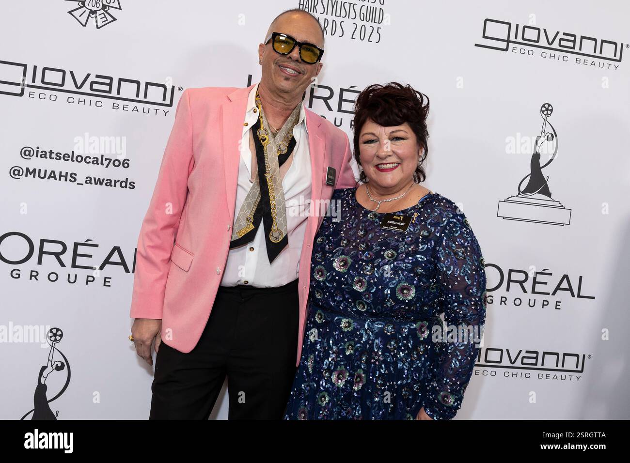 Los Angeles, USA. 15th Feb, 2025. Vito Trotta and Angela Moos attend ...