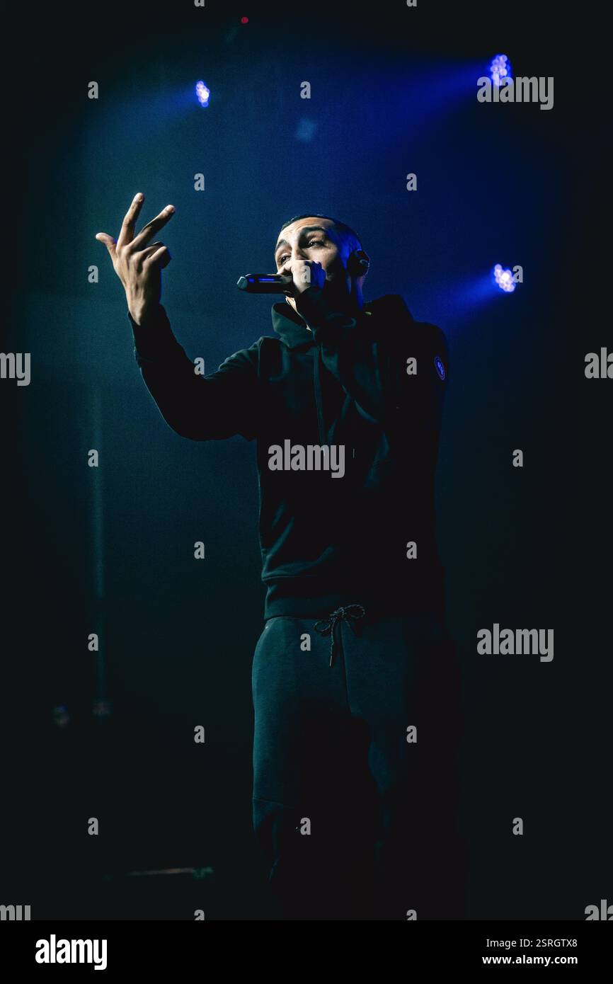 Copenhagen, Denmark. 15th Feb, 2025. The Spanish rapper and singer ...