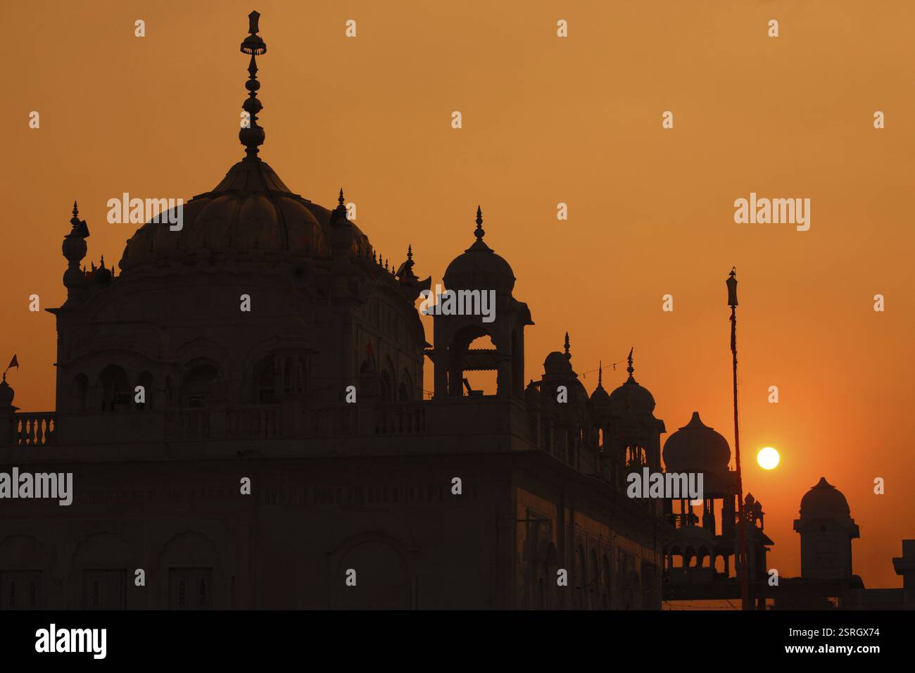 Domes of Gurudwara Hazoor Sahib SachKhand at Nanded Maharashtra India ...