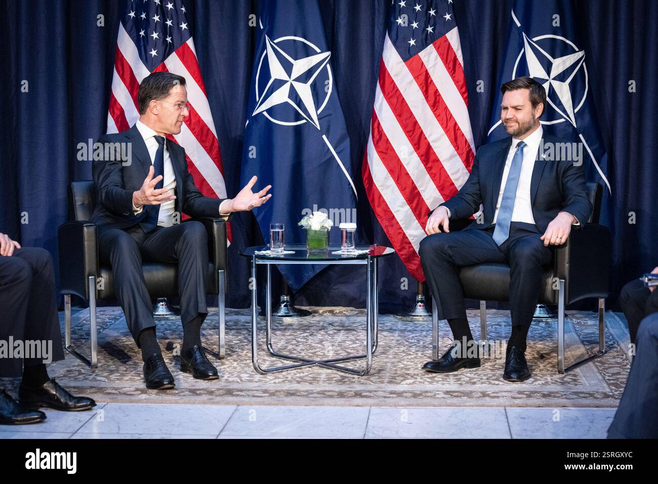 NATO Secretary General Mark Rutte meets with JD Vance, Vice President ...