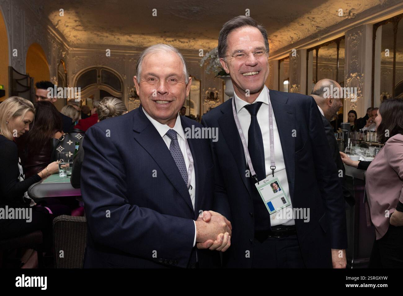 NATO Secretary General Mark Rutte with Keith Kellogg, US Special Envoy ...