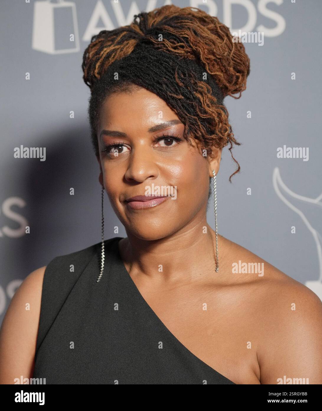 Erika L. Johnson arrives at the 2025 Writers Guild Awards held at the ...