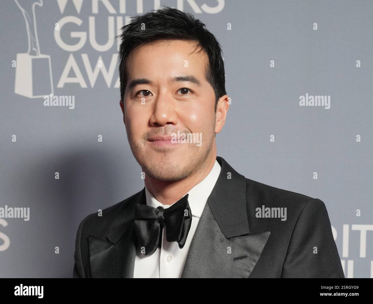 Andrew Law, writer of HACKS arrives at the 2025 Writers Guild Awards ...