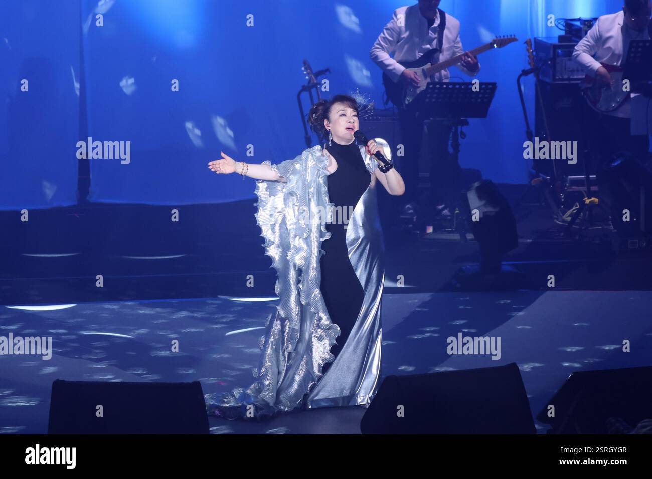 TAIPEI, CHINA - FEBRUARY 16, 2025 - Taiwanese female singer Judy Weng ...