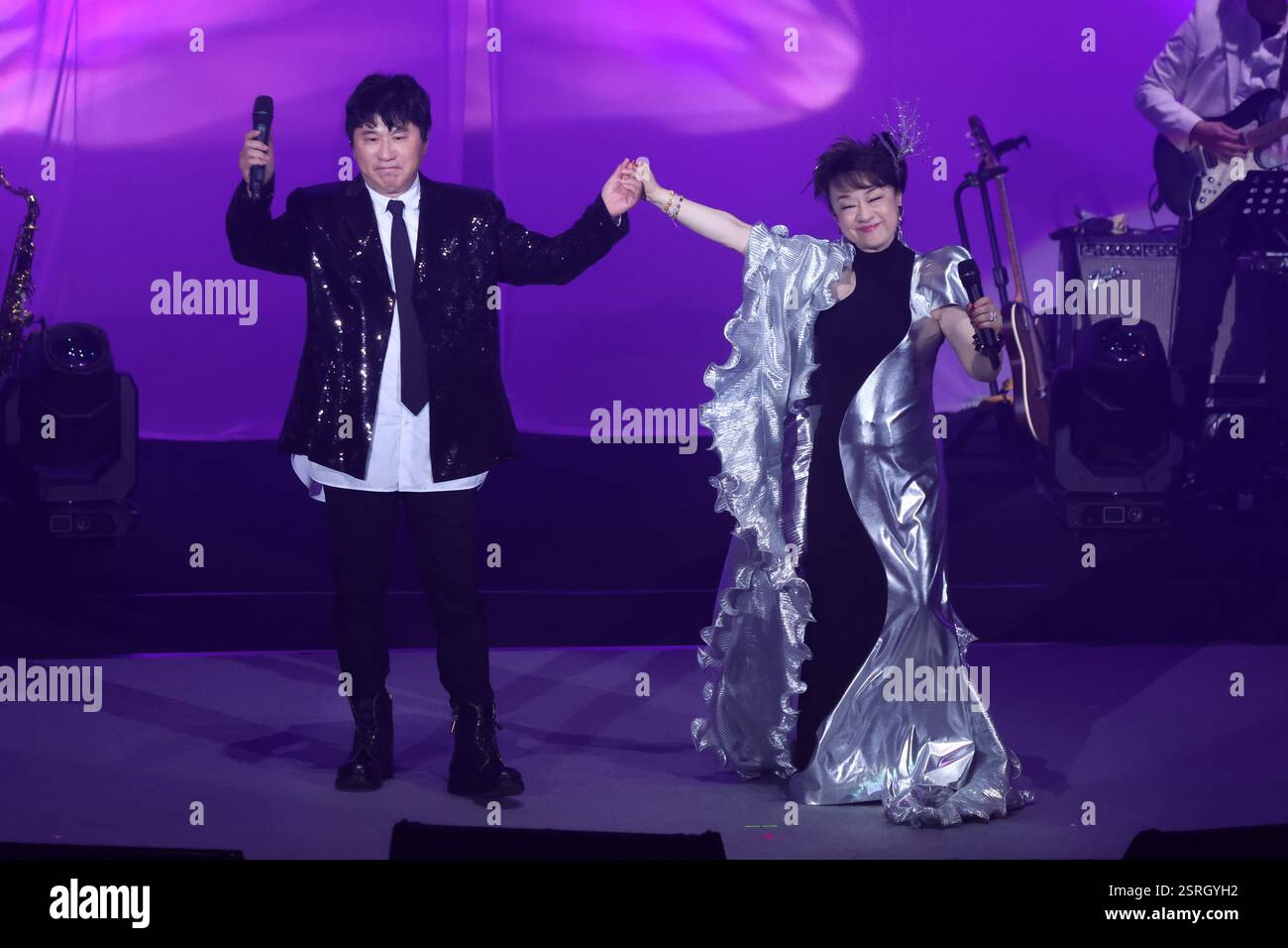 TAIPEI, CHINA - FEBRUARY 16, 2025 - Taiwanese female singer Judy Weng ...