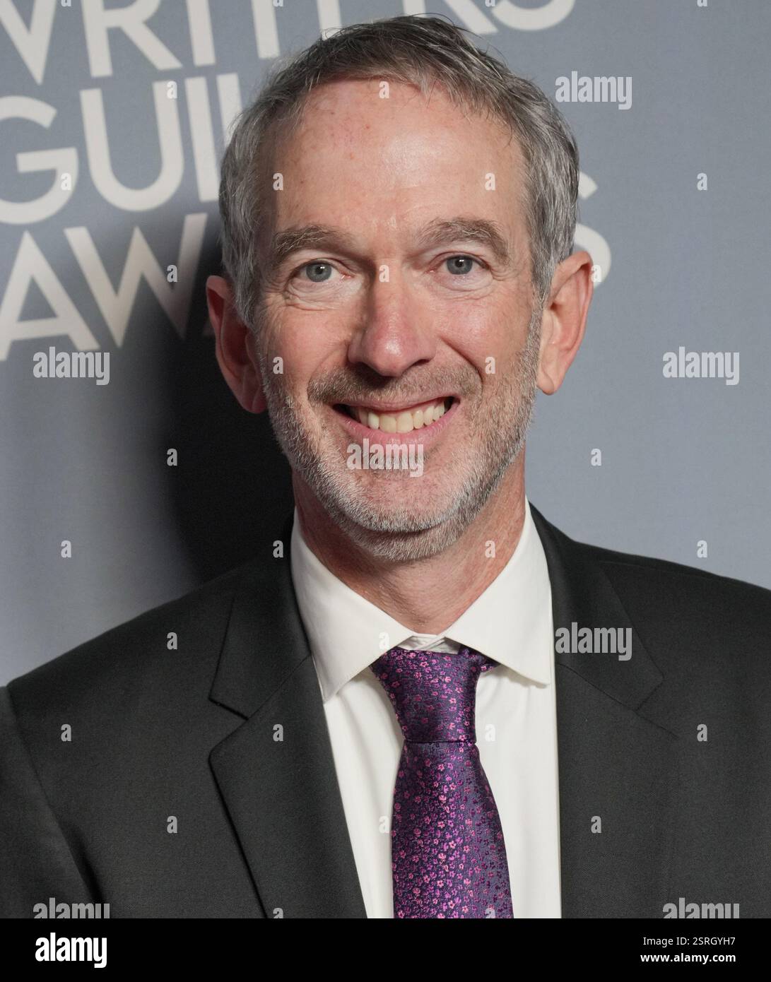 Dave Ryan arrives at the 2025 Writers Guild Awards held at the Beverly ...