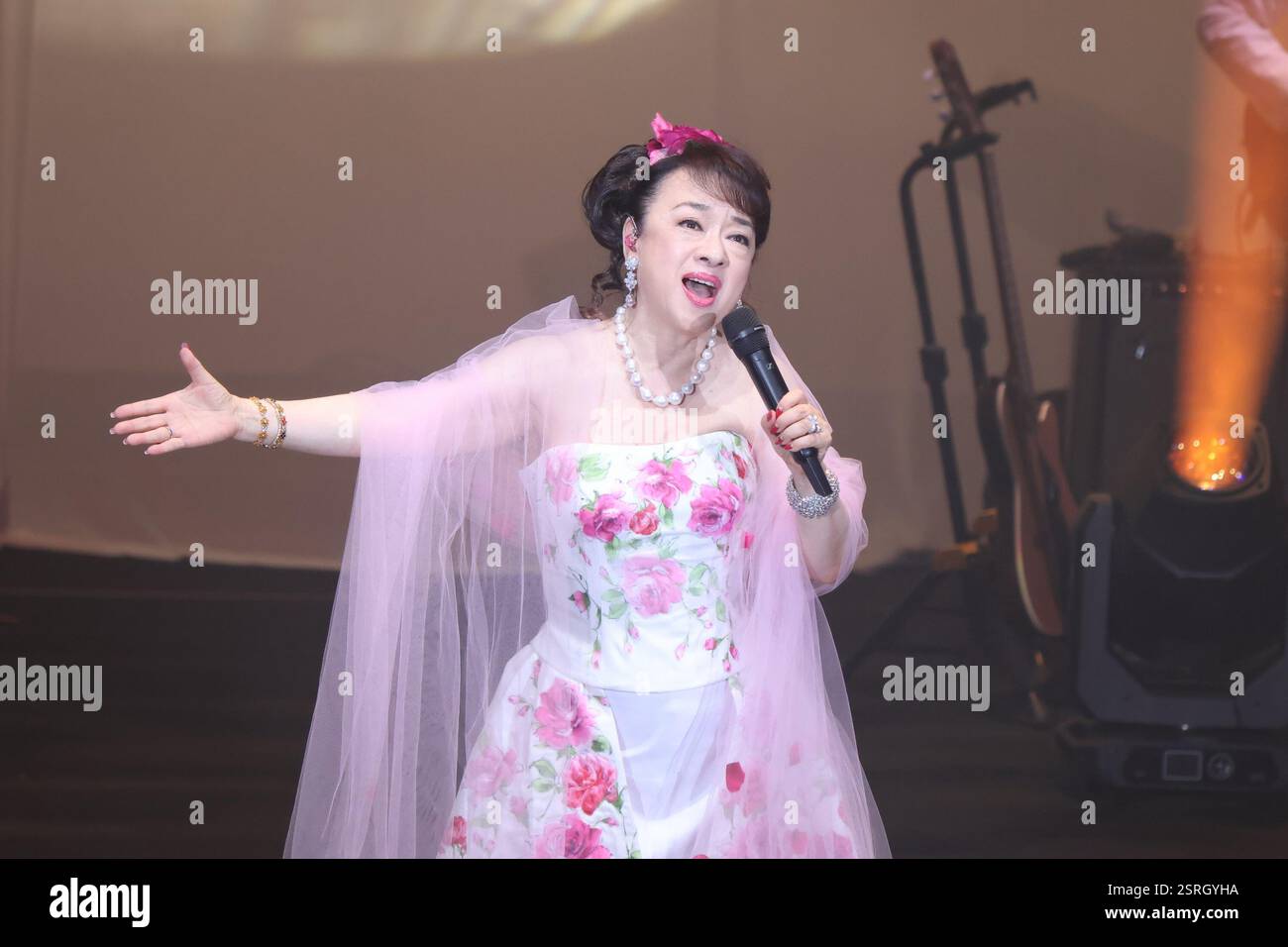 TAIPEI, CHINA - FEBRUARY 16, 2025 - Taiwanese female singer Judy Weng ...