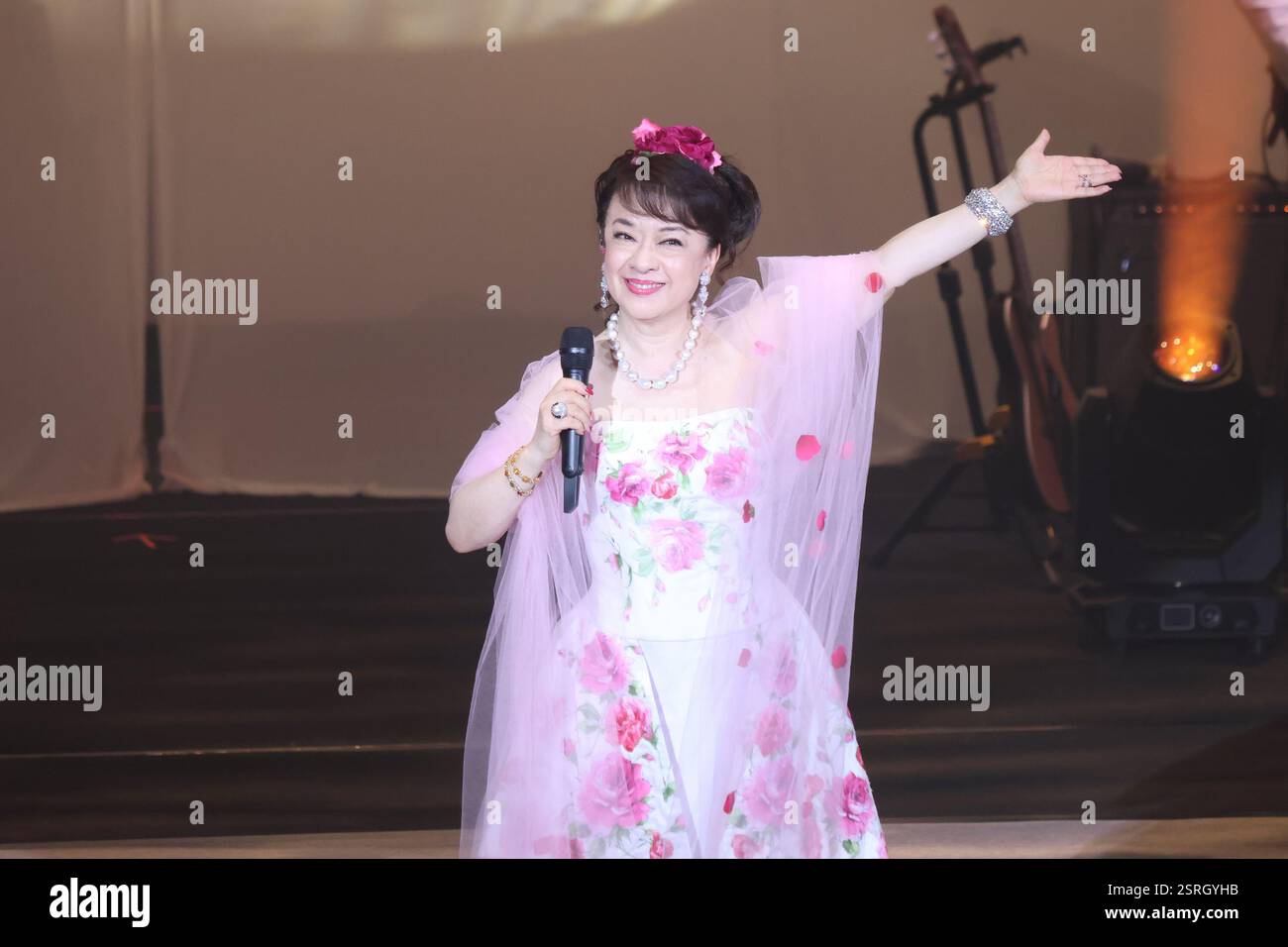 TAIPEI, CHINA - FEBRUARY 16, 2025 - Taiwanese female singer Judy Weng ...