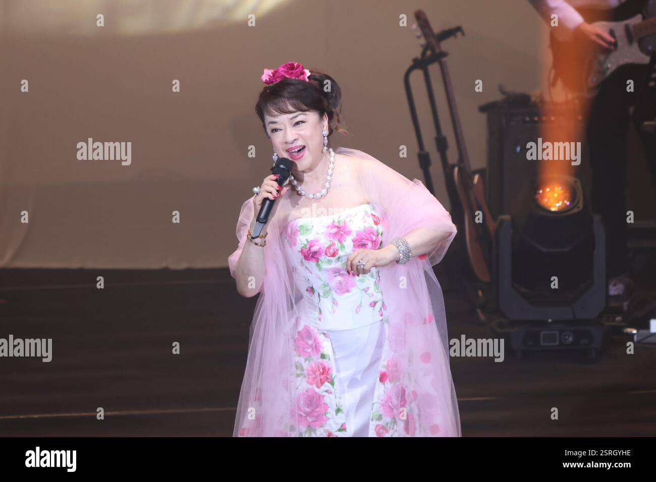 TAIPEI, CHINA - FEBRUARY 16, 2025 - Taiwanese female singer Judy Weng ...