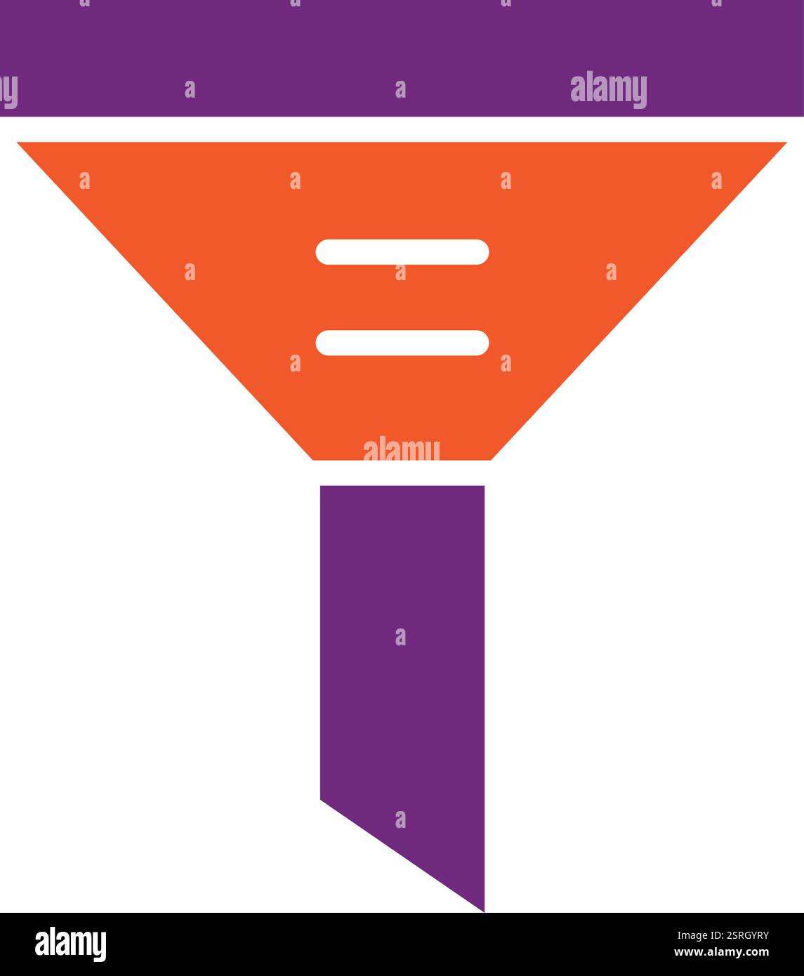 Funnel design Cut Out Stock Images & Pictures - Alamy