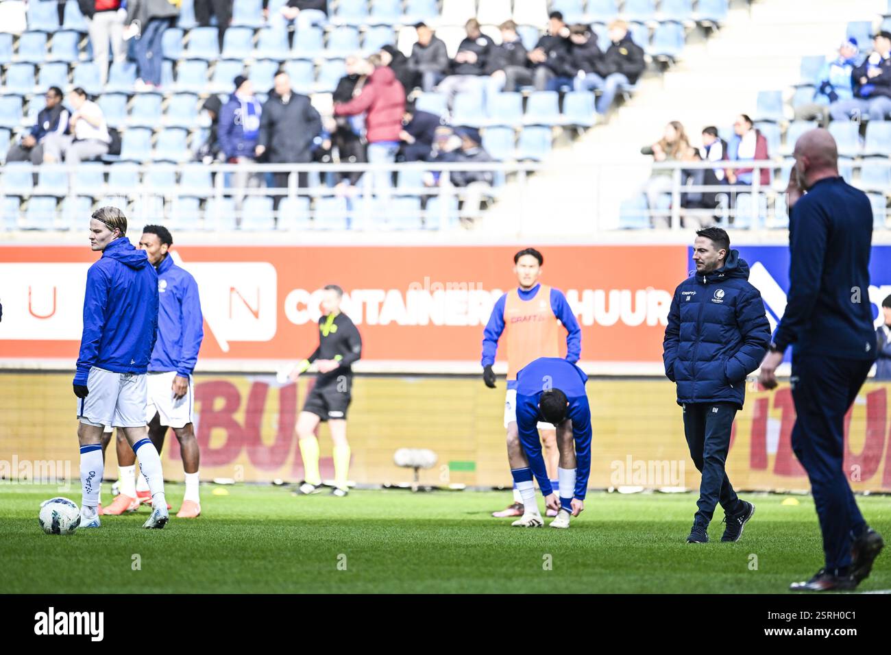 Gent's interim head coach Danijel Milicevic pictured before a soccer ...