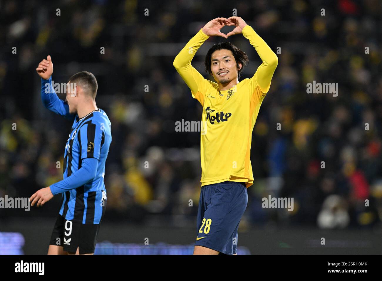 Koki Machida (28) of Union pictured during the Jupiler Pro League ...