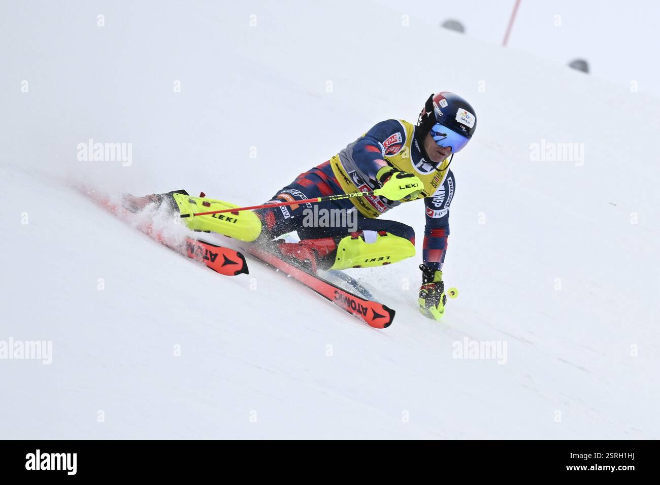 SAALBACH-HINTERGLEMM, AUSTRIA - FEBRUARY 16: Filip Zubcic of Croatia in action in his first run ...