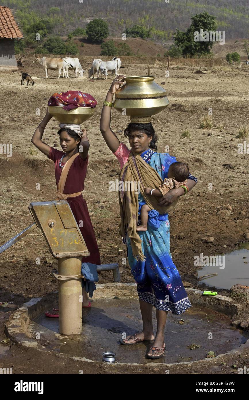 Water shortage, dindori, Madhya Pradesh, India, Asia Stock Photo - Alamy