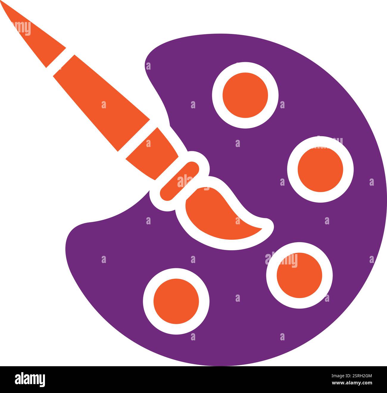 Color palette Vector Icon Design Illustration Stock Vector Image & Art ...