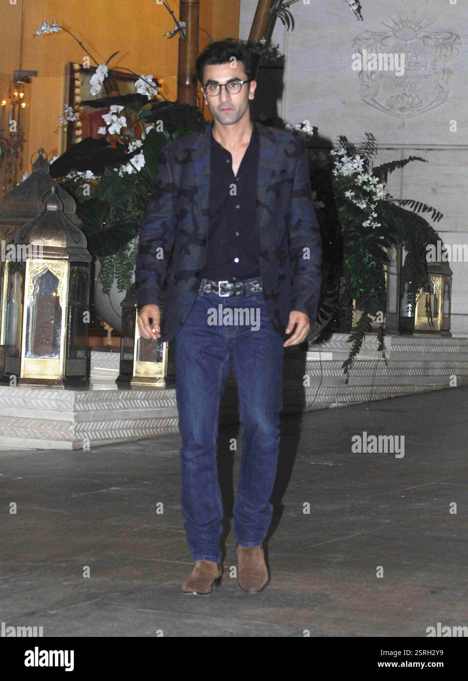 Bollywood actor Ranbir Kapoor arrives industrialist Mukesh Ambani's ...